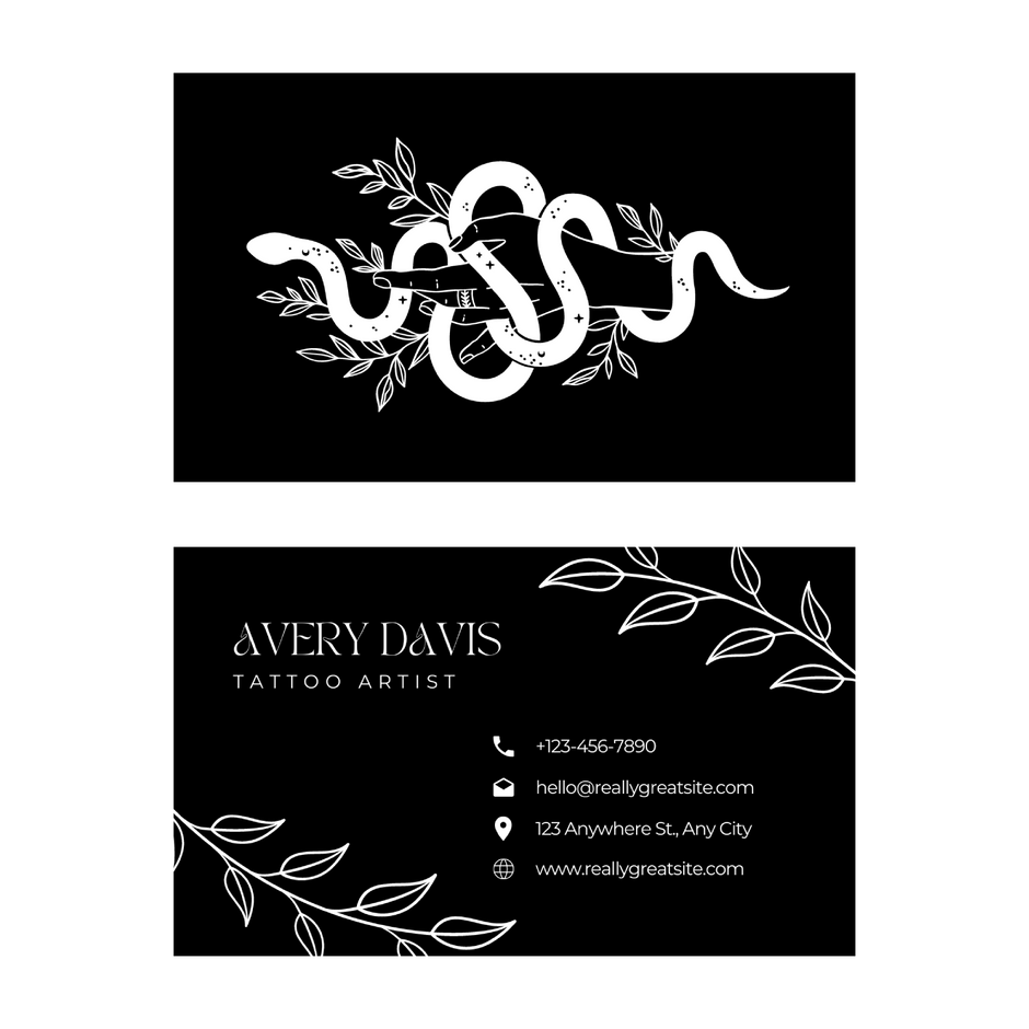 TATTOO BUSINESS CARDS – Grafpros